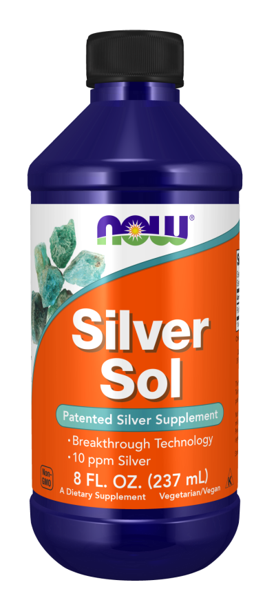 Now Foods, Silver Sol, Spray e Líquido, 237 ml – New Foods Brasil